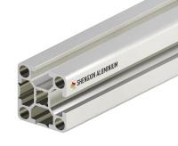 China Decorations Black Anodized T Slot Aluminum Extrusion Profile 2020 4040 4545 4080 8080 for sale