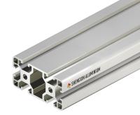 China Decorations Black Anodized T Slot Aluminum Extrusion Profile 2020 4040 4545 4080 8080 for sale