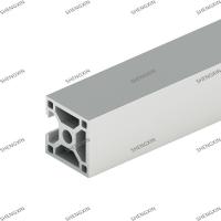 China Aluminum Alloy Profile 6063-T5 Profile Silver Anodized 4040 4080 V Slot Extrusion Profiles for sale
