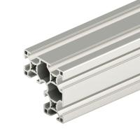 China Aluminum Alloy Profile 6063-T5 Profile Silver Anodized 4040 4080 V Slot Extrusion Profiles for sale