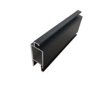 China Custom Length Extrusion Aluminum Profiles with Machining in Blanco and Negro Color for sale