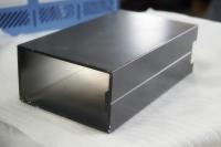 China Wood Color Aluminum Square Tube with Welding Service 1.5x0.75mm Customized Thickness for sale
