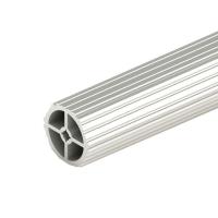 China Residential Aluminum Alloy T Slot Extrusion Profiles in Silver Anodized for Projects for sale