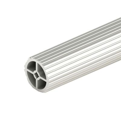 China Residential Aluminum Alloy T Slot Extrusion Profiles in Silver Anodized for Projects for sale