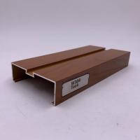 China Deep Process Punching Drilling Precision Cutting CNC Wood Grain Aluminum Casement Window for sale
