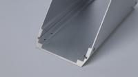 China Grade 6000 Series Silver Anodized Aluminium Extrusion Profiles with Customized Size for sale