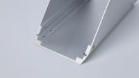 China Grade 6000 Series Silver Anodized Aluminium Extrusion Profiles with Customized Size for sale