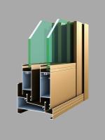 China Extrusion Aluminium Cabinet Aluminum Profile For Window And Door Thickness 0.8mm-2.0mm for sale