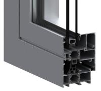 China Extrusion Aluminium Cabinet Aluminum Profile For Window And Door Thickness 0.8mm-2.0mm for sale