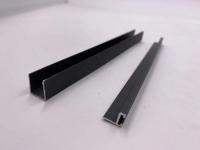 China Black Anodized Matte Aluminum Profile for Peruvian Market Welding Service Provided for sale