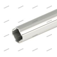 China Temper T3-T8 Custom Extrusion Silver Anodizing Industrial Aluminum Profile for sale