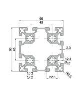 China Temper T3-T8 Custom Extrusion Silver Anodizing Industrial Aluminum Profile for sale