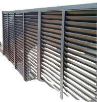 China Aluminium Adjustable Louvred System for Outdoor Exterior Privacy Fencing Curtain Wall for sale