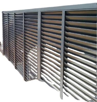China Aluminium Adjustable Louvred System for Outdoor Exterior Privacy Fencing Curtain Wall for sale
