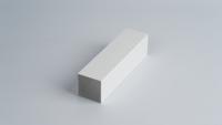 China Powder Coated Square Aluminum Profiles for Interior Decoration in 6063 Aluminum Alloy for sale