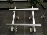 China Square Aluminum Solar Frame Profile Manufacture for Customized Color PV Module for sale
