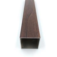 China Chemical Composition Aluminium Square Tubes for Blinds Shutters and Customized Thickness for sale