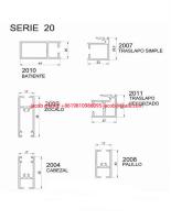 China Shopfront Profiles for Bolivia and Chile Market Series 20 25 32 Alloy Doors for sale