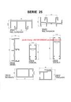 China Shopfront Profiles for Bolivia and Chile Market Series 20 25 32 Alloy Doors for sale