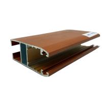 China Shengxin Window Frame Extrusion Aluminium Profile with Wooden Grain Length 5.8-6.0M for sale