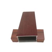 China Shengxin Window Frame Extrusion Aluminium Profile with Wooden Grain Length 5.8-6.0M for sale