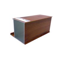 China Shengxin Window Frame Extrusion Aluminium Profile with Wooden Grain Length 5.8-6.0M for sale