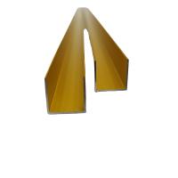 China Shengxin U Channel Aluminium Profiles Gold Color Aluminium Extrusion Profile for sale