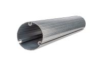 China 5.8-6.0M Length Aluminum Keder Rail for Tent Frame Corrosion-Resistant Mill Finish for sale