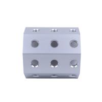 China Anodized CNC Extrusion Aluminum Profiles for Industrial Section 0.8mm-2.0mm Thickness for sale