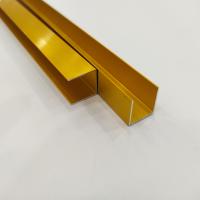 China 0.30mm Thickness Customized Anodized Aluminium Profile for Glass Railing U Shape for sale