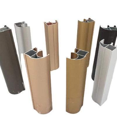 China Shengxin Golden Silver Anodized Aluminium Profiles for Sliding Wardrobe Doors Is Alloy for sale