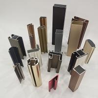 China Wood Grain Transfer Aluminum Extrusion for Window Profiles in Central and South America for sale