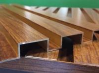 China Aluminum Slats with Wood Effect Paint Perfect Combination of Strength and Style for sale