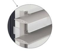 China Powder Coating Sunbreaker System with Alloy Profile Blades Processing Service Punching for sale