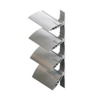 China Powder Coated Aluminium Louver Blade Profiles for Sunbreakers and Blinds in Europe for sale
