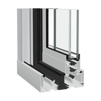 China 6000 Series Grade Double Glaze Aluminum Window Profile and Frame in Customized Colors for sale