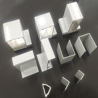 China 6063 T5 Aluminum Extrusion Profile for Square Window Profiles in and Customized Colors for sale