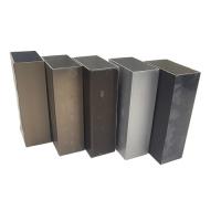 China Aluminum Profile Black Anodizing Color Rectangle Kiosk Profiles Aluminium for Cutting for sale