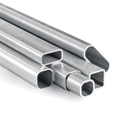 China Circular Tube Extrusion Aluminum Profile in Custom Length with Customized Colors for sale