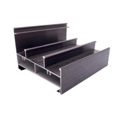 China Building Construction Window and Door Aluminum Profile Custom Silver Anodizing Extrusion for sale