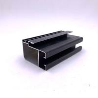 China Building Construction Window and Door Aluminum Profile Custom Silver Anodizing Extrusion for sale