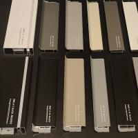 China Polished Brushed Anodized Powder Coated Wood Grain Aluminum Profiles for Doors and Windows for sale