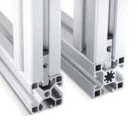China Shengxin 4040 2020 4545 4080 T Slot Black Silver Anodized Extrusion Aluminum Profiles for sale