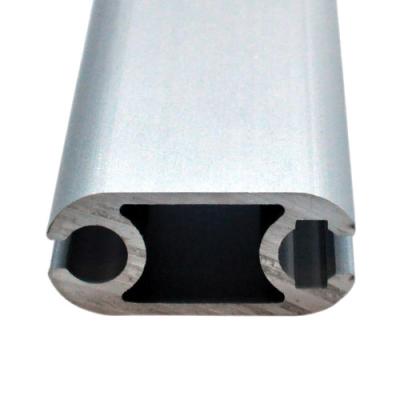 China Customized Sliver Aluminum Keder Rails Track for Customer's Requst 0.8mm-2.0mm Thickness for sale