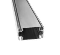 China Customized Sliver Aluminum Keder Rails Track for Customer's Requst 0.8mm-2.0mm Thickness for sale
