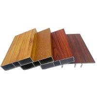 China ISO9001/ISO14001/ISO18001 Certified Wooden Grain Aluminum Windows And Doors Profiles for sale
