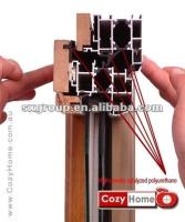 China T3-T8 Temper Thermal Break Aluminum Profile Pivot Door and Windows Frame from Shengxin for sale