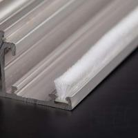 China Alloy Or Not Is Alloy Dust-proof Weather Strip Industrial Aluminum Profiles Strip Brush for sale