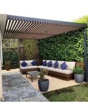 China Aluminum Pergola Pavilion for Outdoor Living Anodized and Chemical Preservative Free for sale