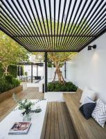 China Aluminum Pergola Pavilion for Outdoor Living Anodized and Chemical Preservative Free for sale